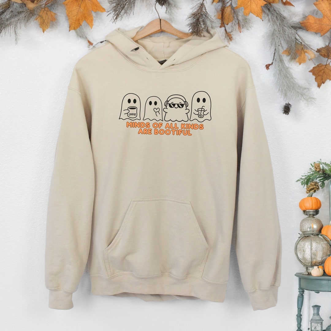 Autism Acceptance Ghost Hoodie | Halloween Teacher Gift for Rbt, Bcba ...