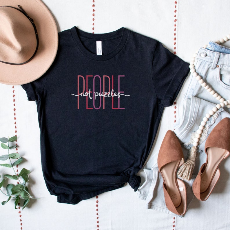 Autism Awareness "people Not Puzzles" Gift for Neurodivergent Advocates ...