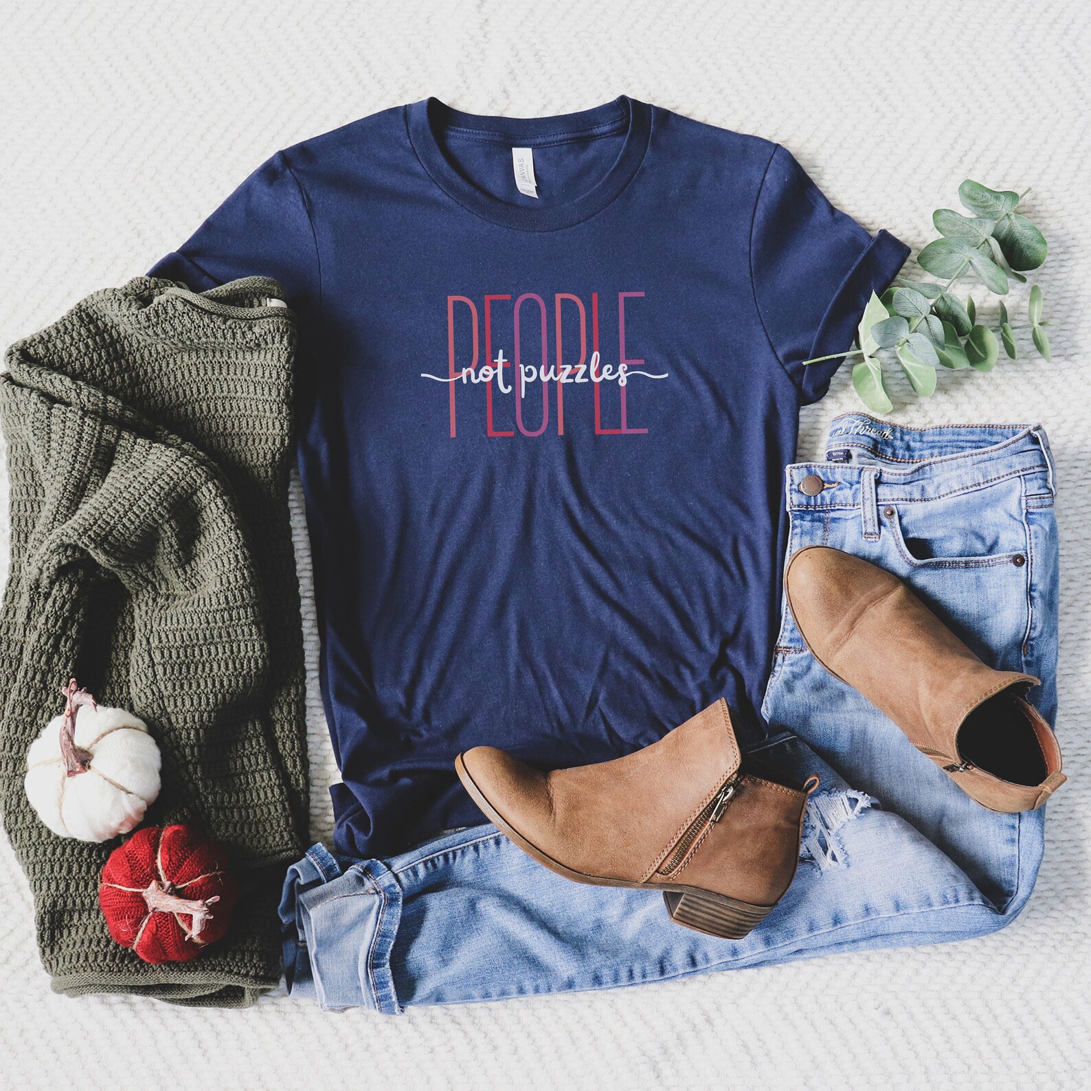 Autism Awareness "people Not Puzzles" Gift for Neurodivergent Advocates ...