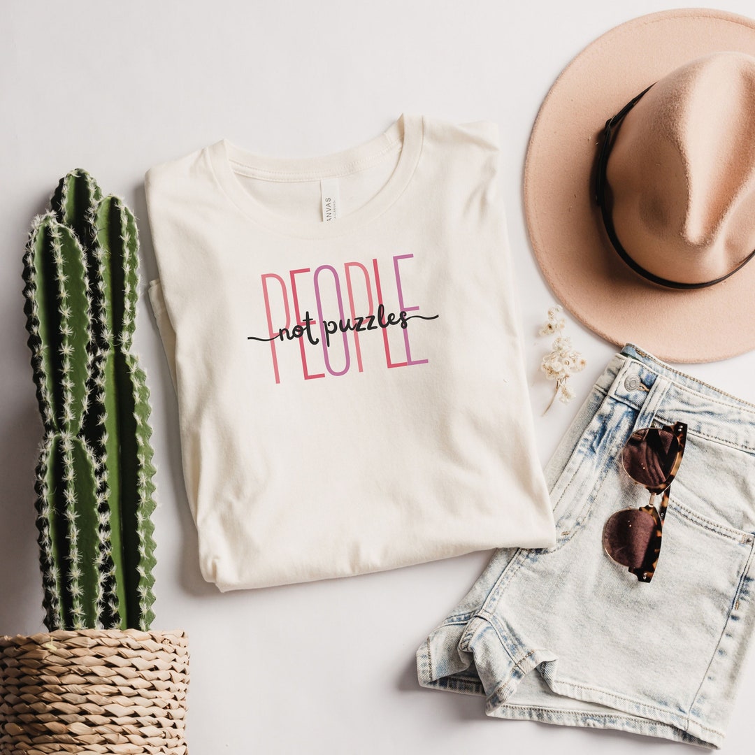 Autism Awareness "people Not Puzzles" Gift for Neurodivergent Advocates ...