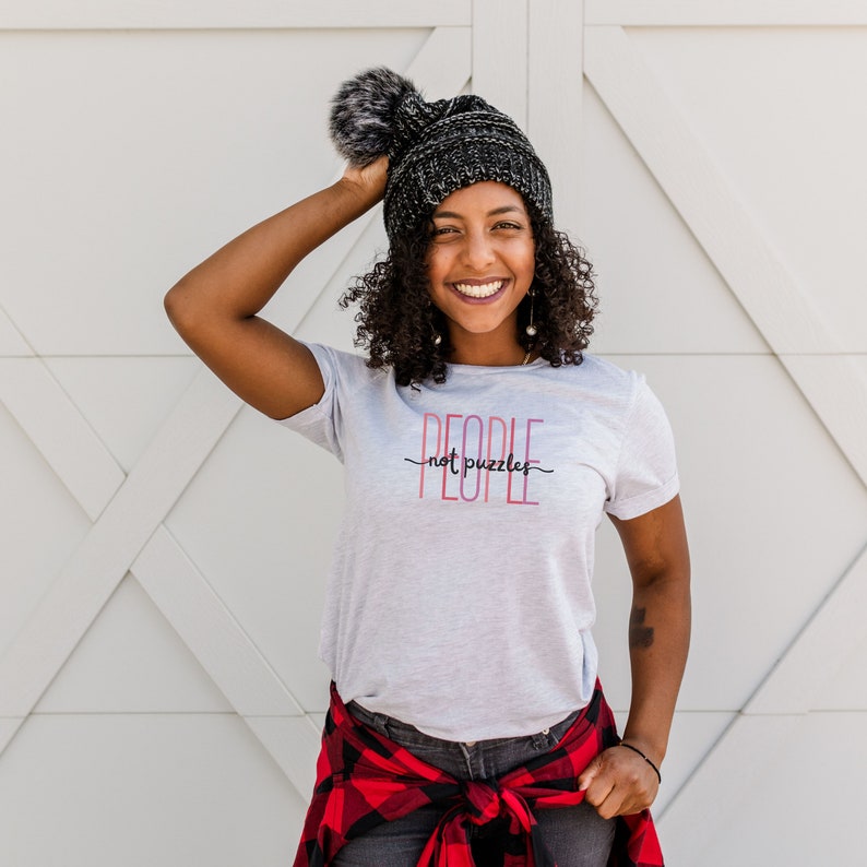 Autism Awareness "people Not Puzzles" Gift for Neurodivergent Advocates ...