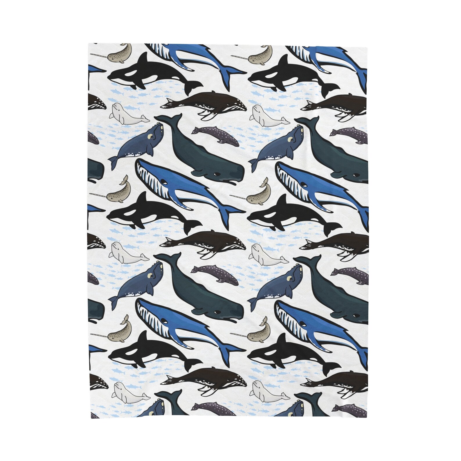 Whale Blanket | Beluga Designs | Humpback Whale | Team Orca Gift ...