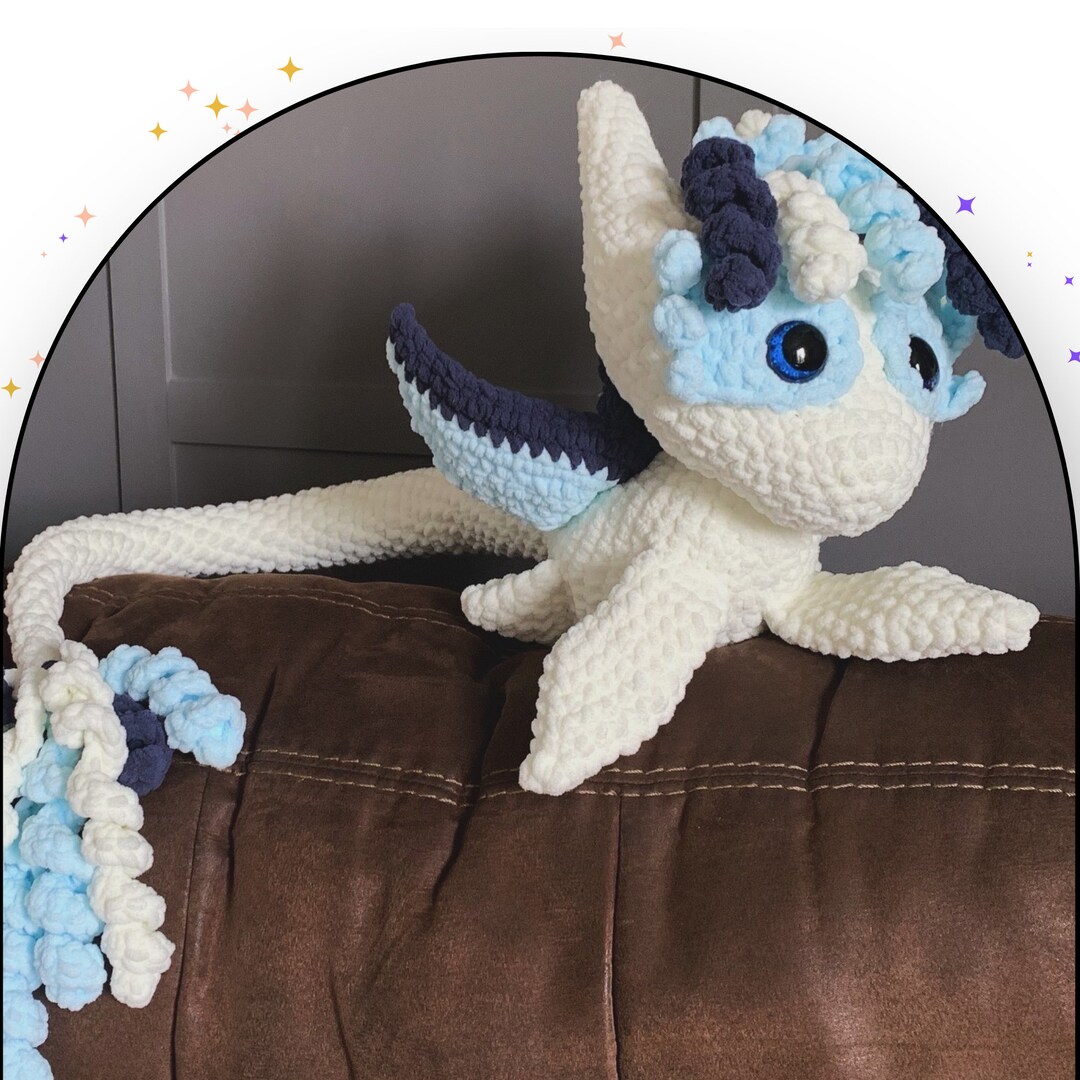 Luna the Water Dragon Crochet Pattern - Etsy