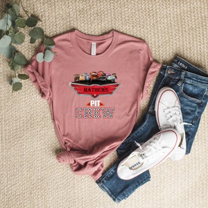 Disney Cars Mcqueen Pit Crew Shirt, Disney Pixar Cars Shirt, Lightning ...