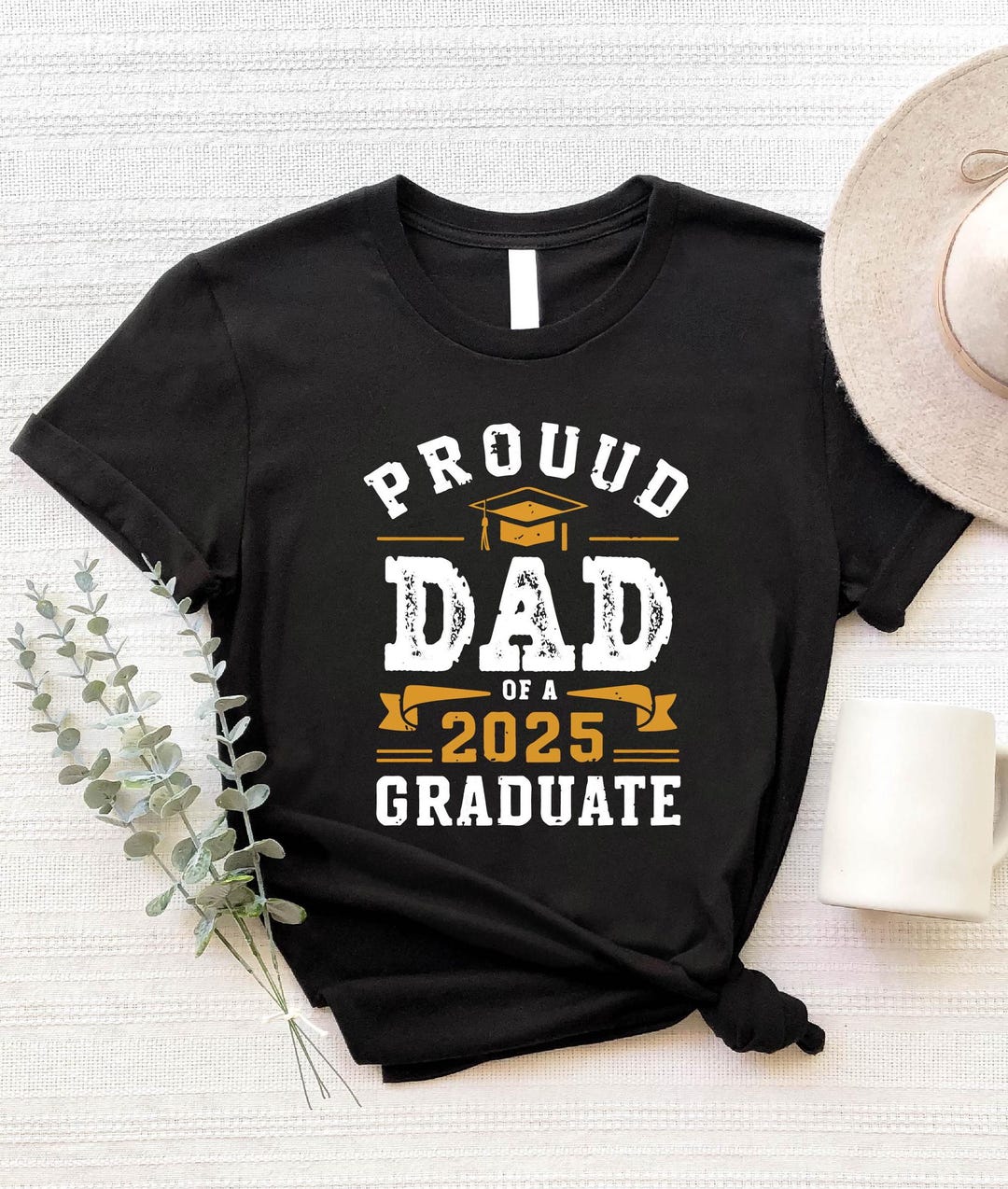 Proud Dad of a 2025 Graduate, Class of 2025 Family Graduation Shirts ...