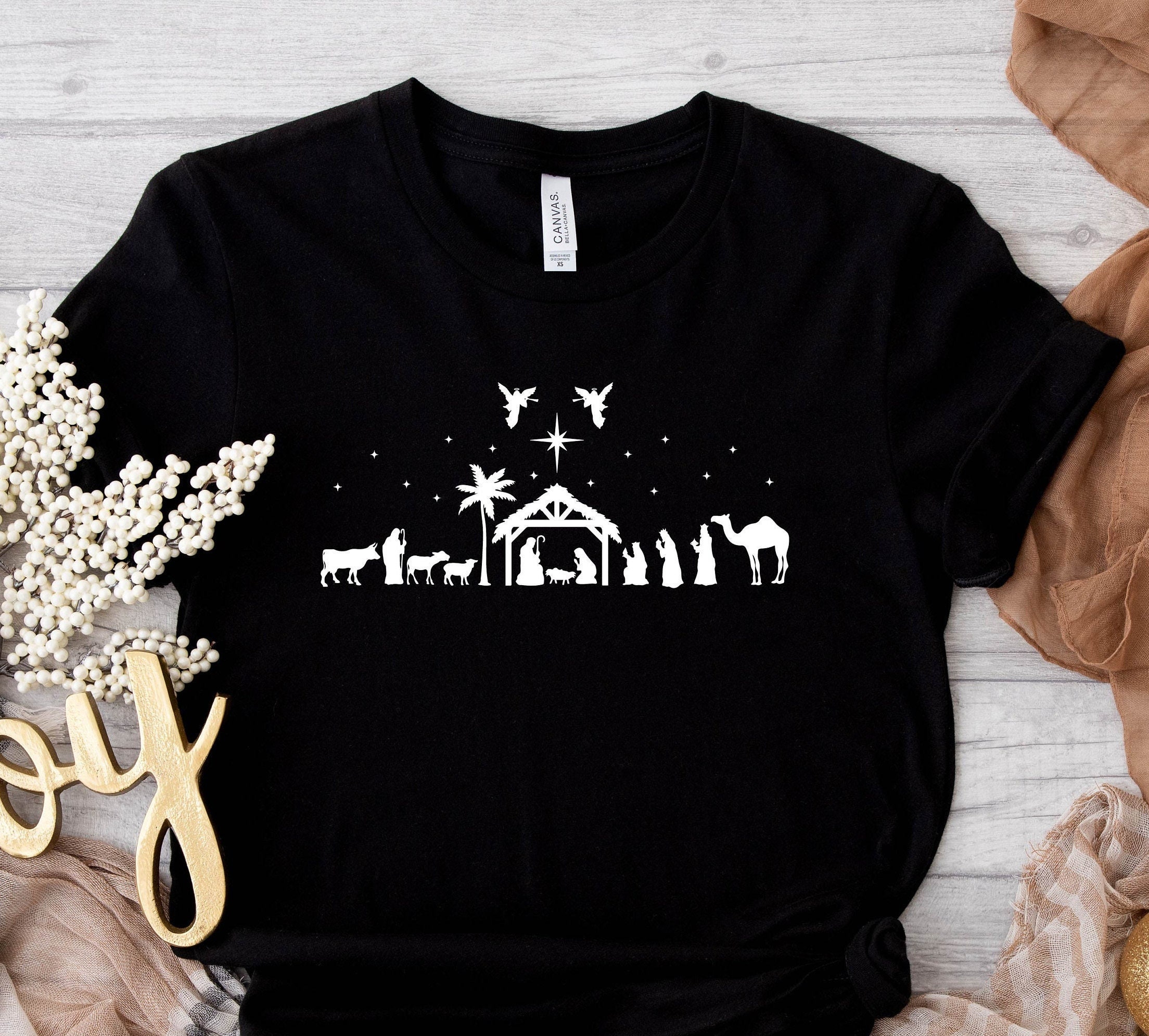 Christmas Nativity Shirt: True Story Jesus Tee - Etsy