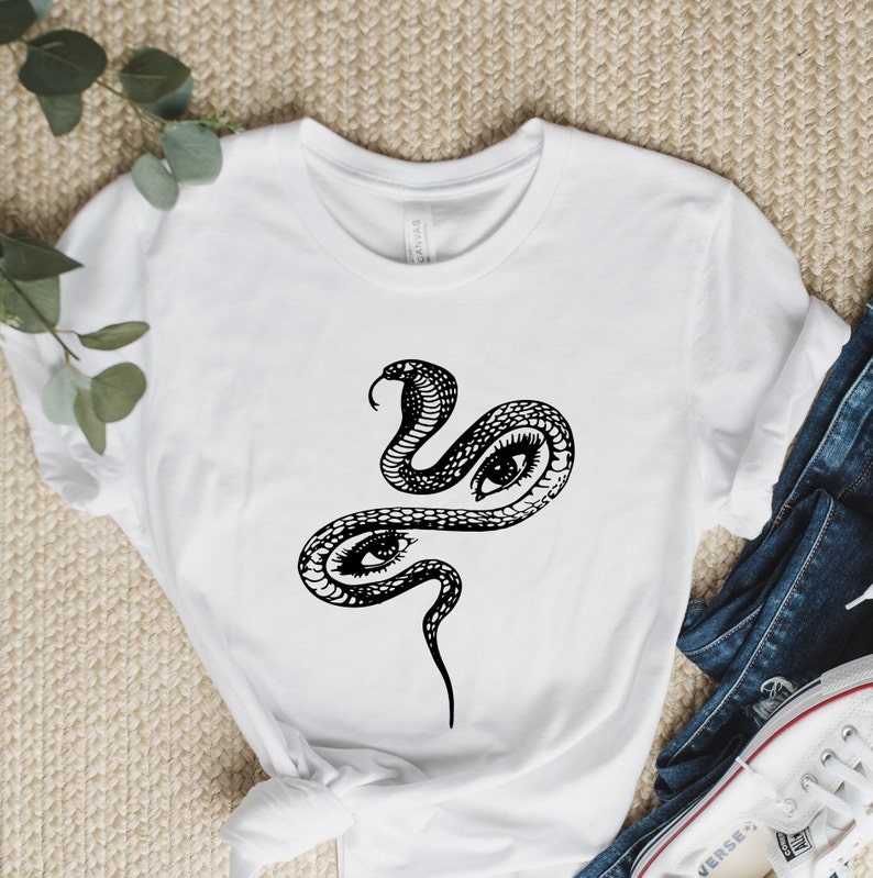 Snake Eyes T-shirt Women Snake Shirt Snake Lover Gift - Etsy
