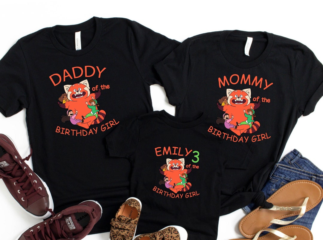 Personalized Turning Red Birthday Boy-girl Shirt, Turning Red Family ...