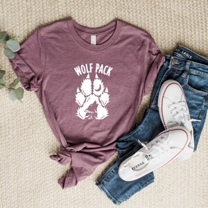 Wolf Pack Shirt, Wolf Pack T-shirt, Family Matching Shirts, Wolf Lover ...