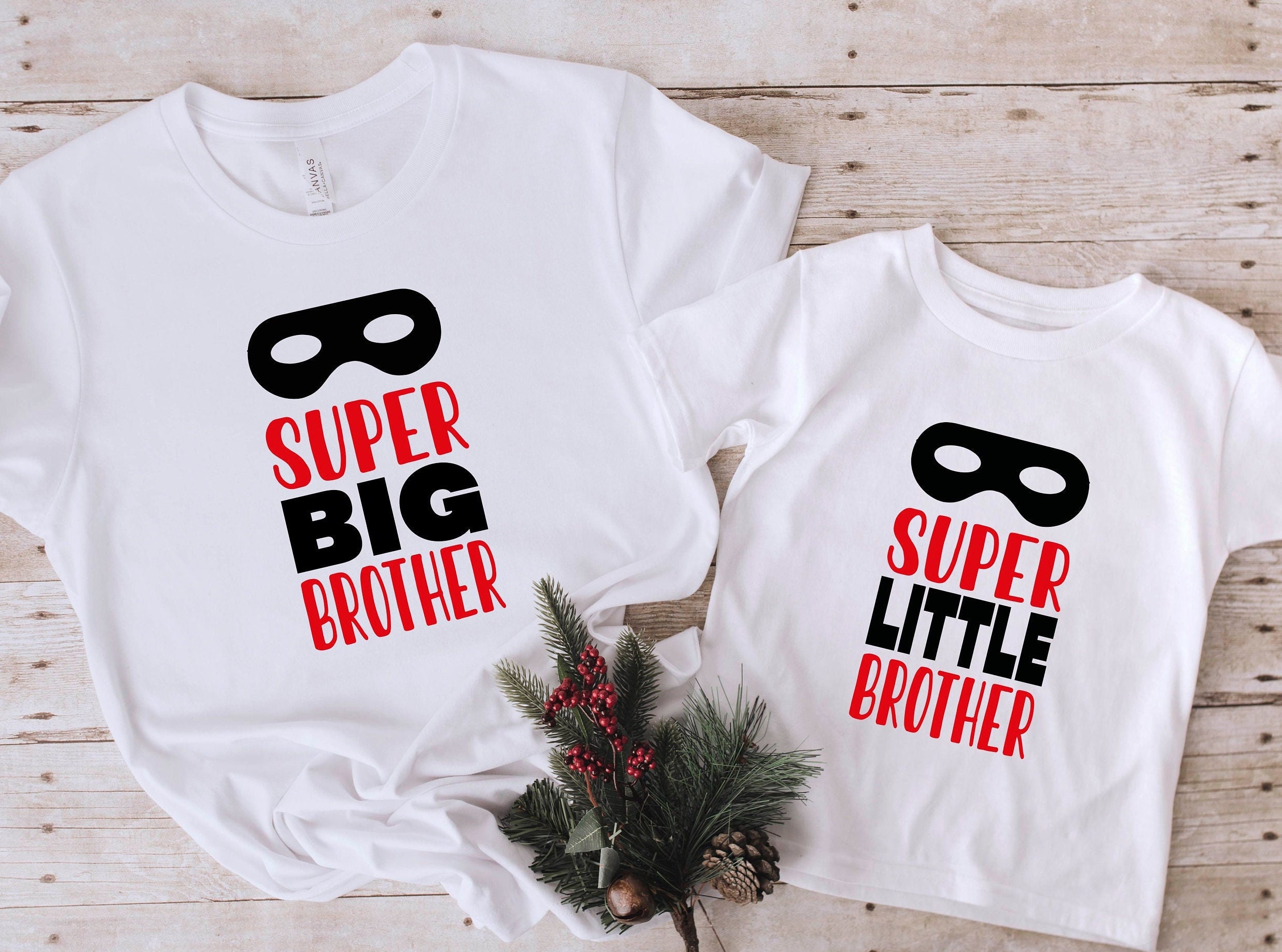 Super Big Brother Super Little Brother, T-shirts, Family Matching Tee ...