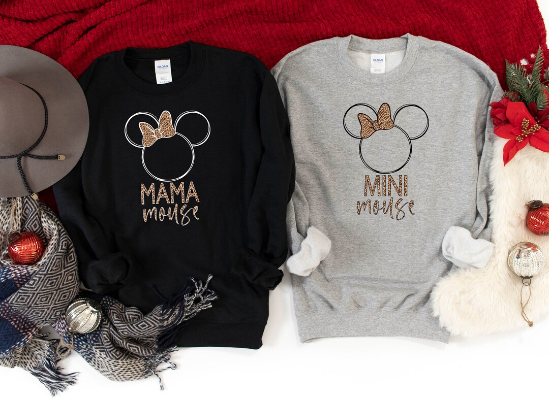 Mickey Mama and Her Mini Sweatshirt, Mother's Day Gift, Disney Mom and ...