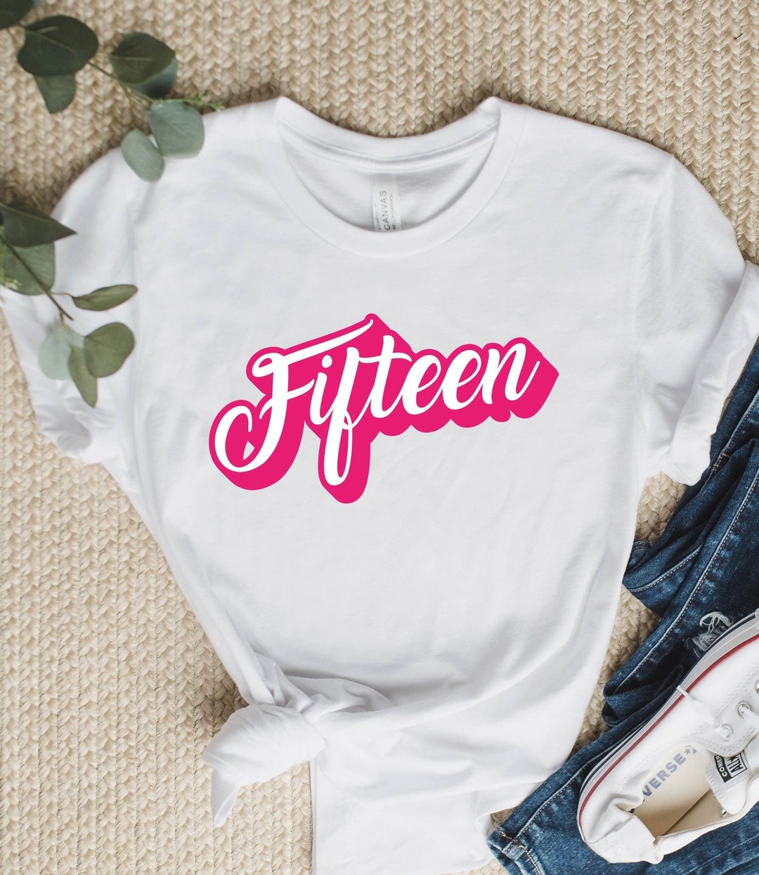 15th Birthday Shirt Retro Birthday Girl, 15th Birthday Gift, Fifteen ...