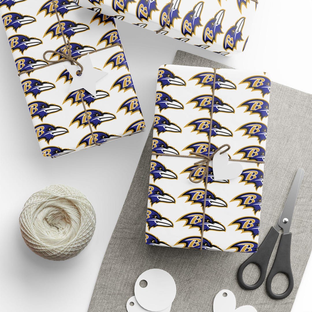 Baltimore Ravens Wrapping Paper - Etsy