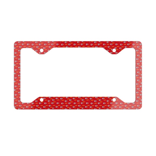 Kansas City Chiefs License Plate Frame - Etsy