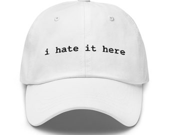 I Hate Hat - Etsy