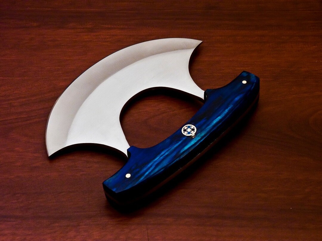 Personalized D2 Chef Kitchen Ulu Knife Chef Knife Heavy Duty D2 Handle ...