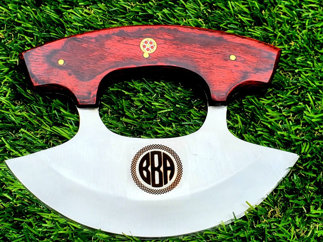 Personalized D2 Chef Kitchen Ulu Knife Chef Knife Heavy Duty D2 Handle ...