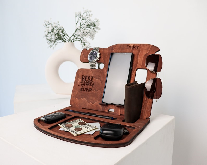 Personalized Docking Station Gifts for Him,tech Accessories Fathers Day ...