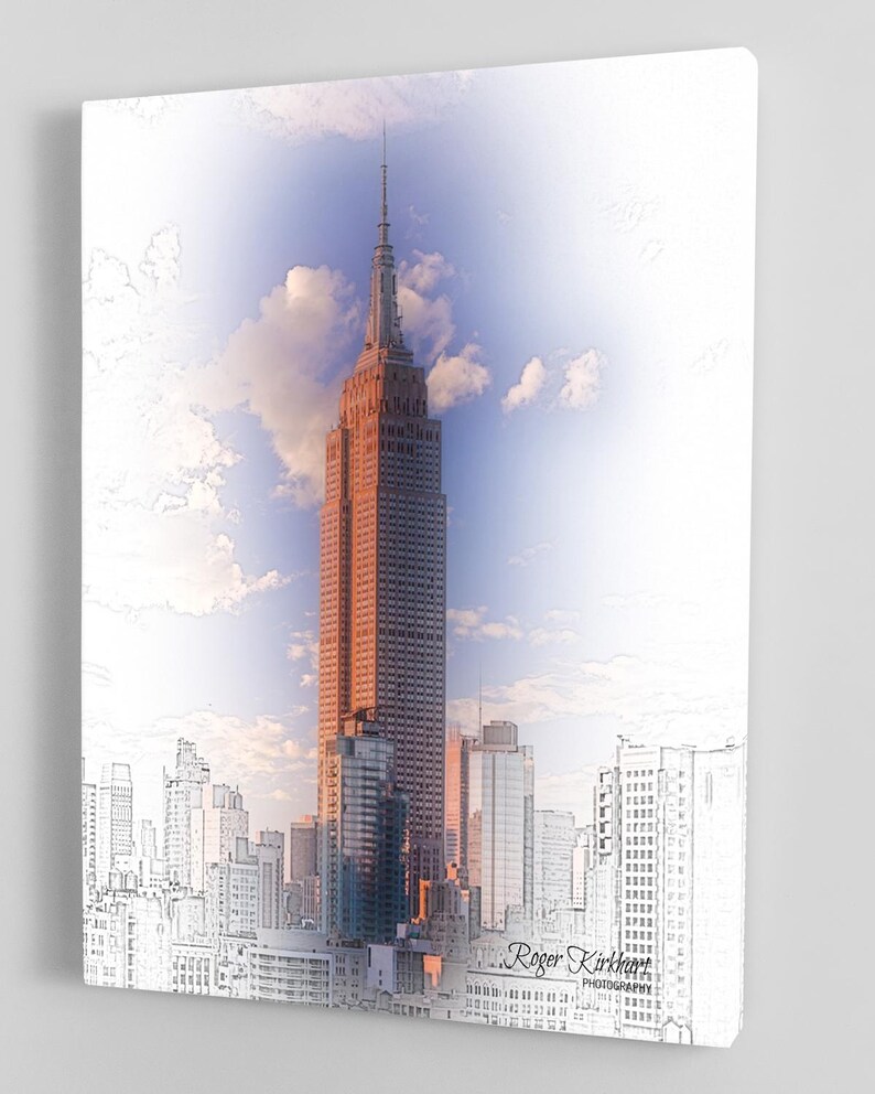 Empire State Building Print, NYC Skyline Art, Urban Home Decor - Etsy