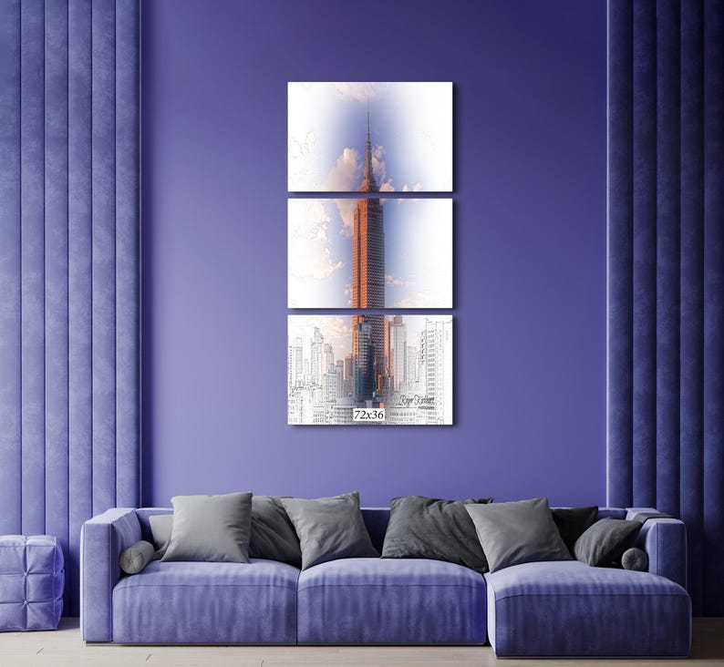 Empire State Building Print, NYC Skyline Art, Urban Home Decor - Etsy
