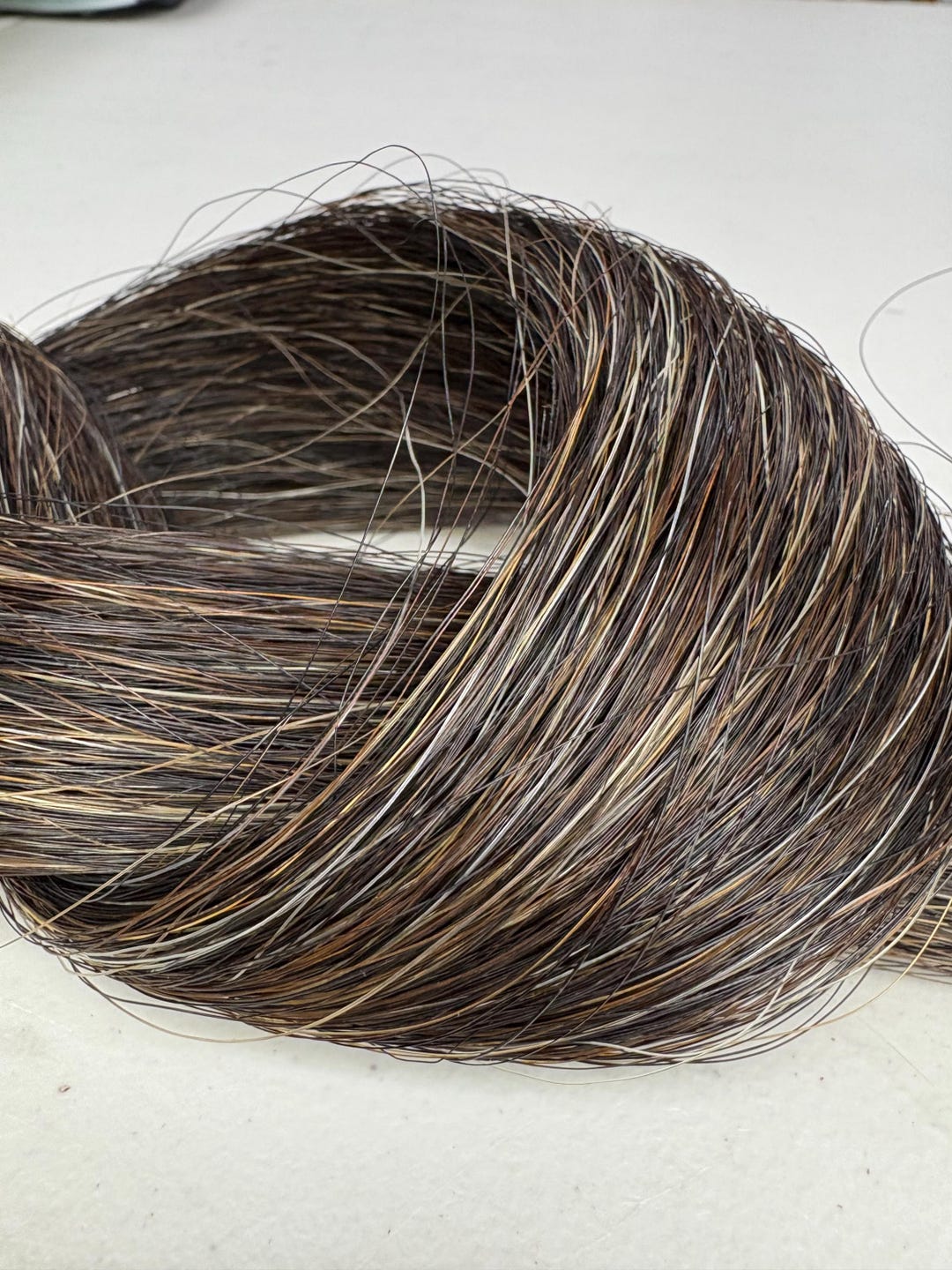 Natural Tail Horsehair Dark Mix - Etsy