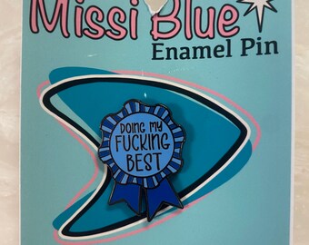 Doing My Best Enamel Pin - Etsy