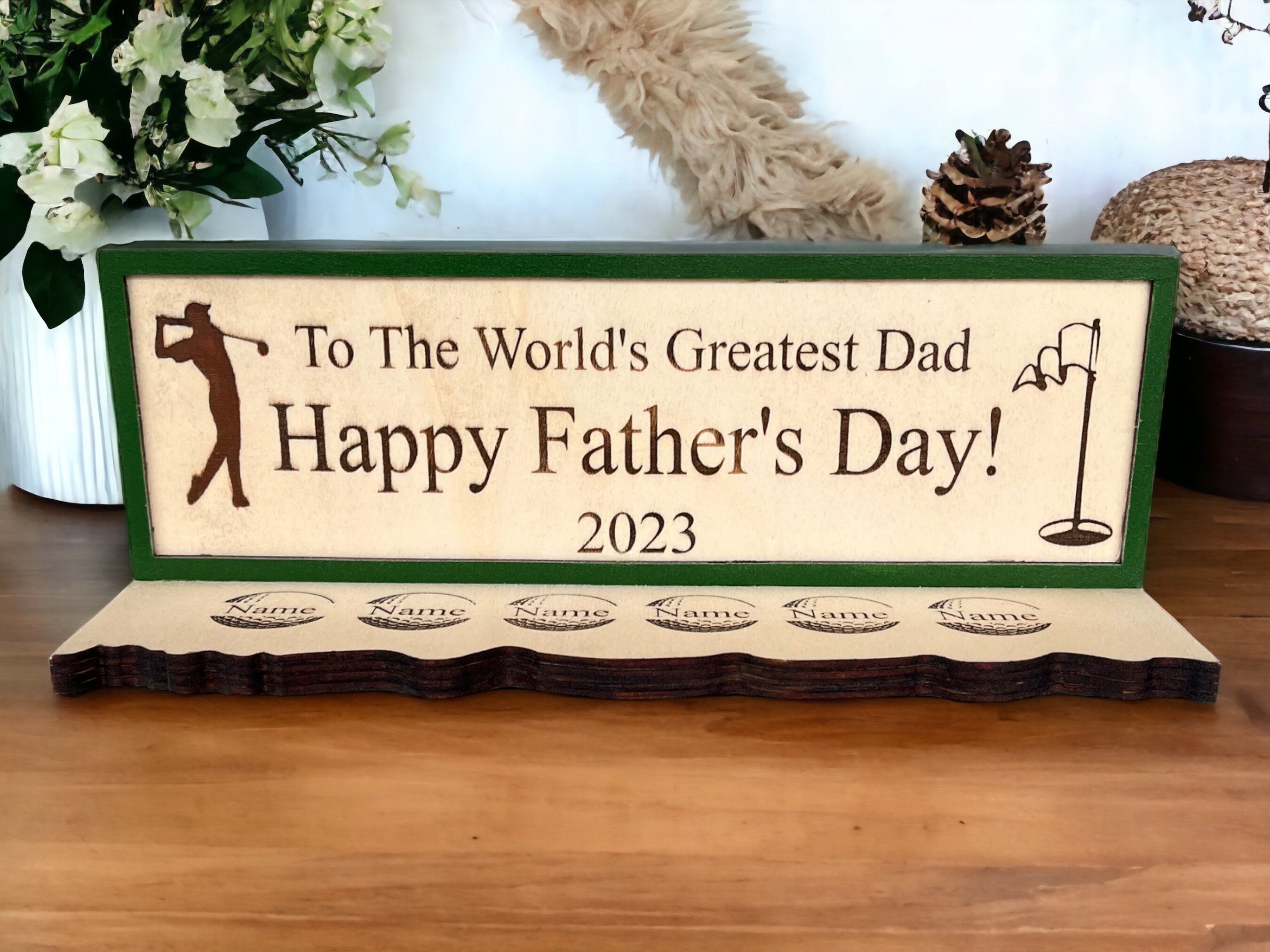 Personalized Golf Plaque SVG Digital Download Laser Cut Golf File Gift ...