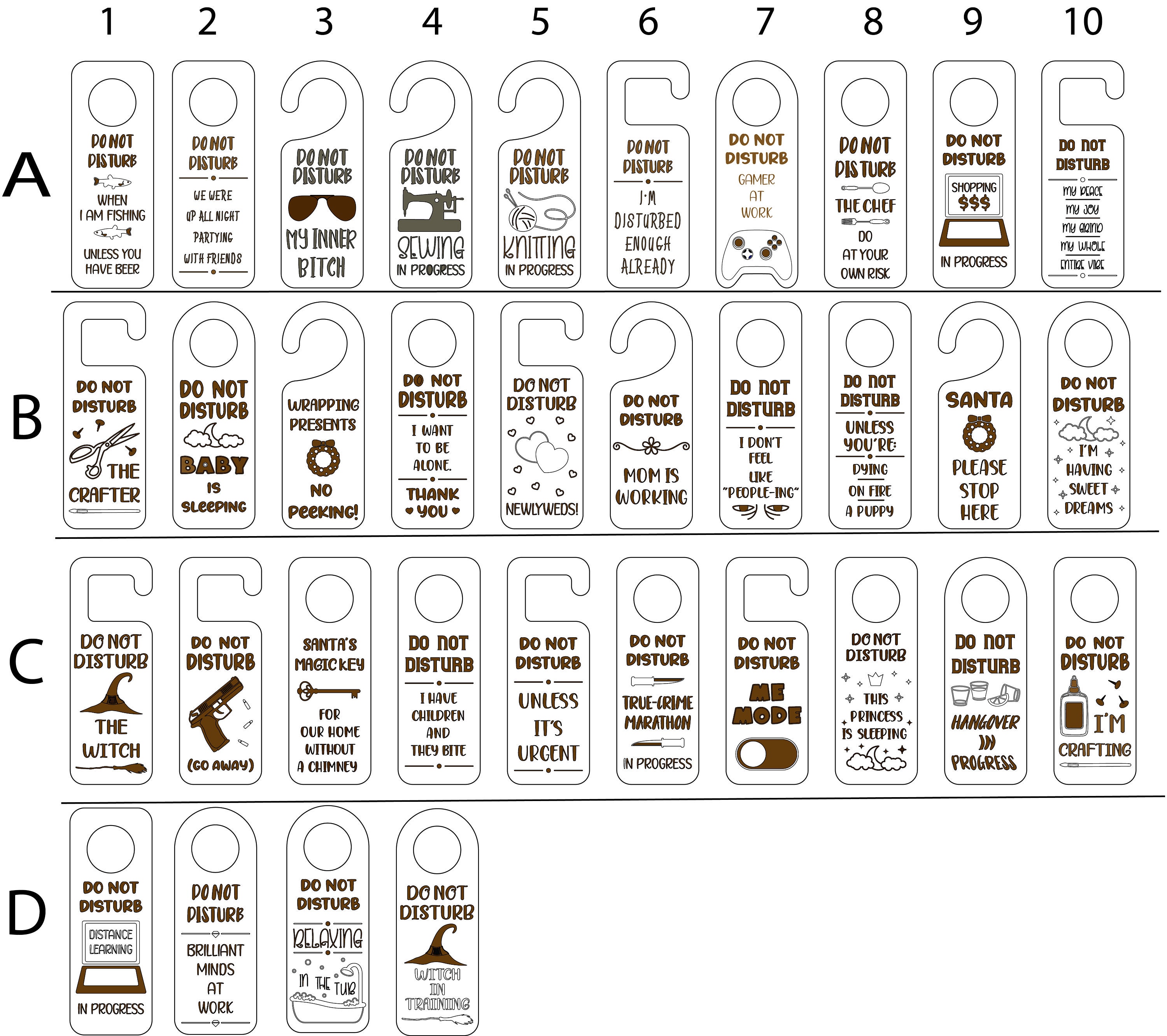 Do Not Disturb Sign Engraved in Wood Funny and Witty Quotes - Etsy