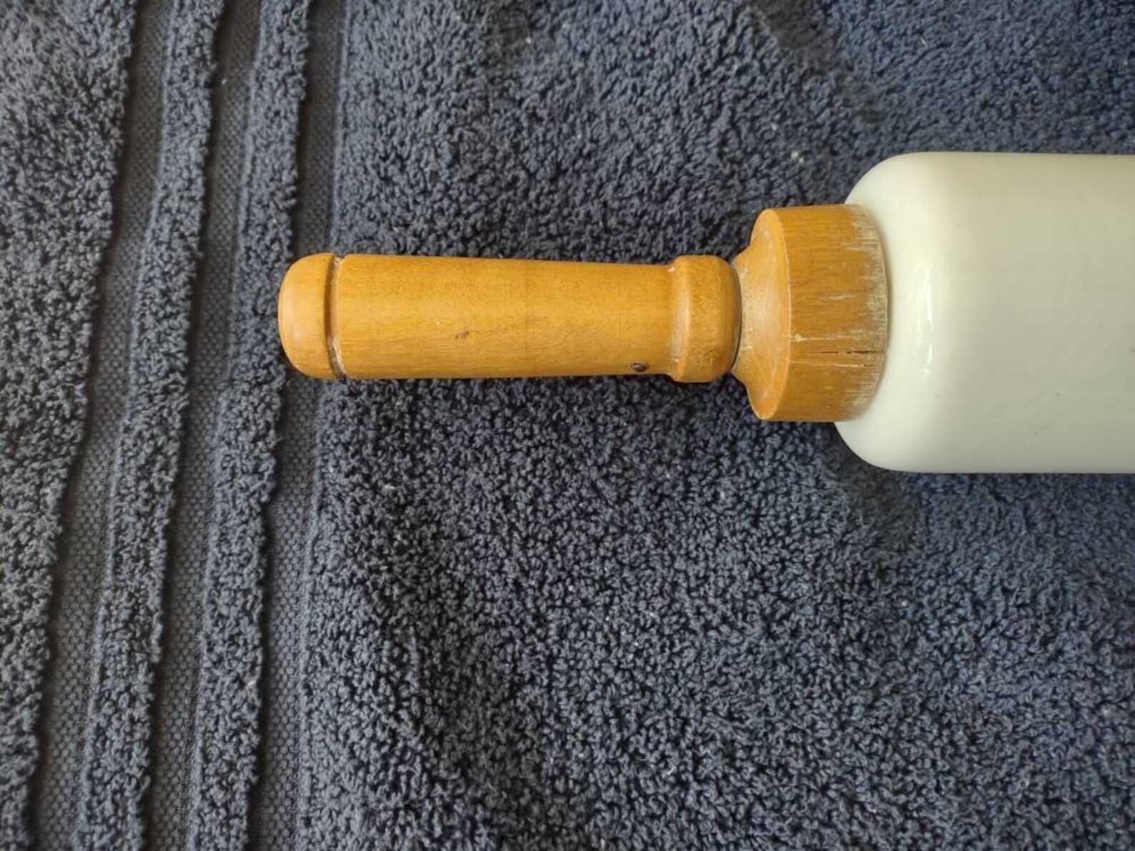 Vintage Milk Glass Rolling Pin - Etsy