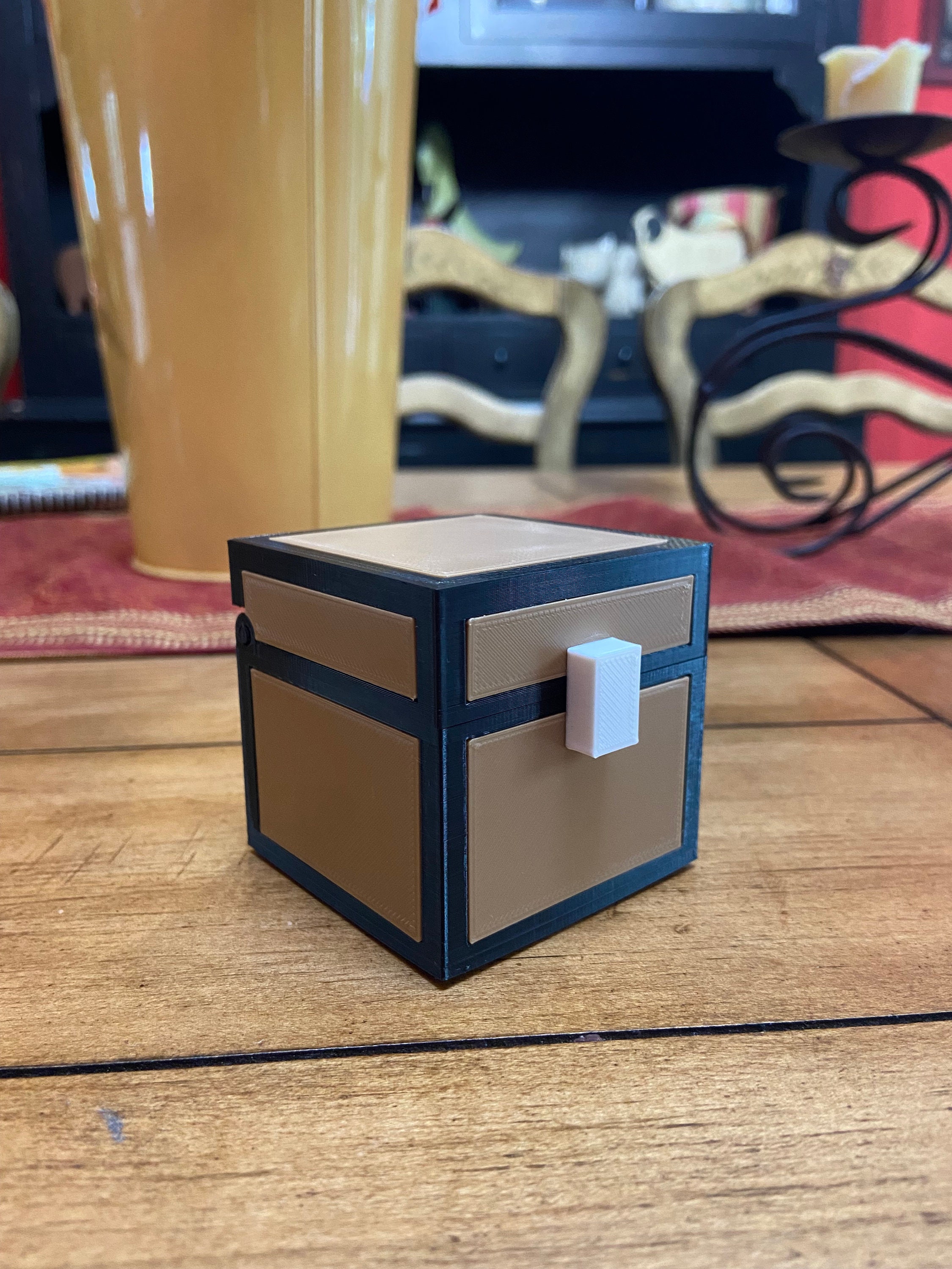 Minecraft Inspired Chest Box STL File for 3D Printing - Etsy