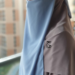 Niqab One Layer Chiffon - Islamic Face Veil for Her Gift Nikah Grey ...