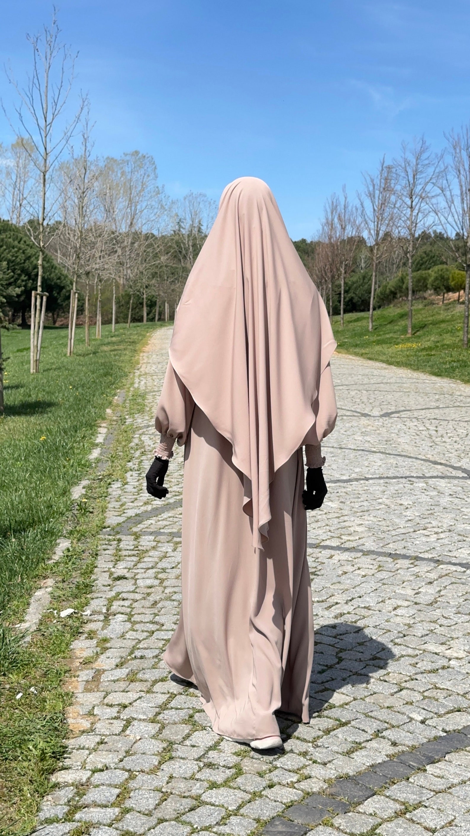 Khimar Oval Long Elegant | Breathable Modest Hijab - Lightweight for ...
