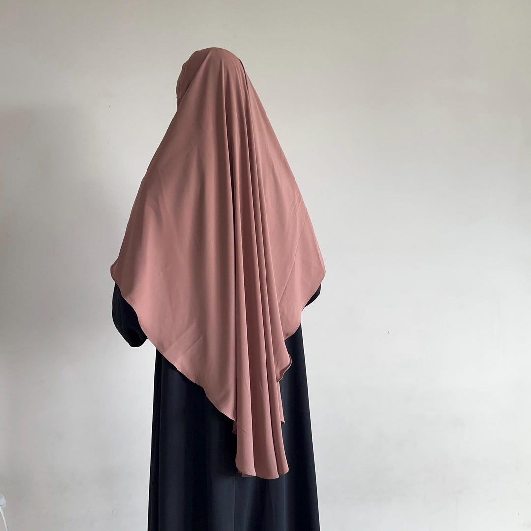 Khimar Oval Long Elegant | Breathable Modest Hijab - Lightweight for ...
