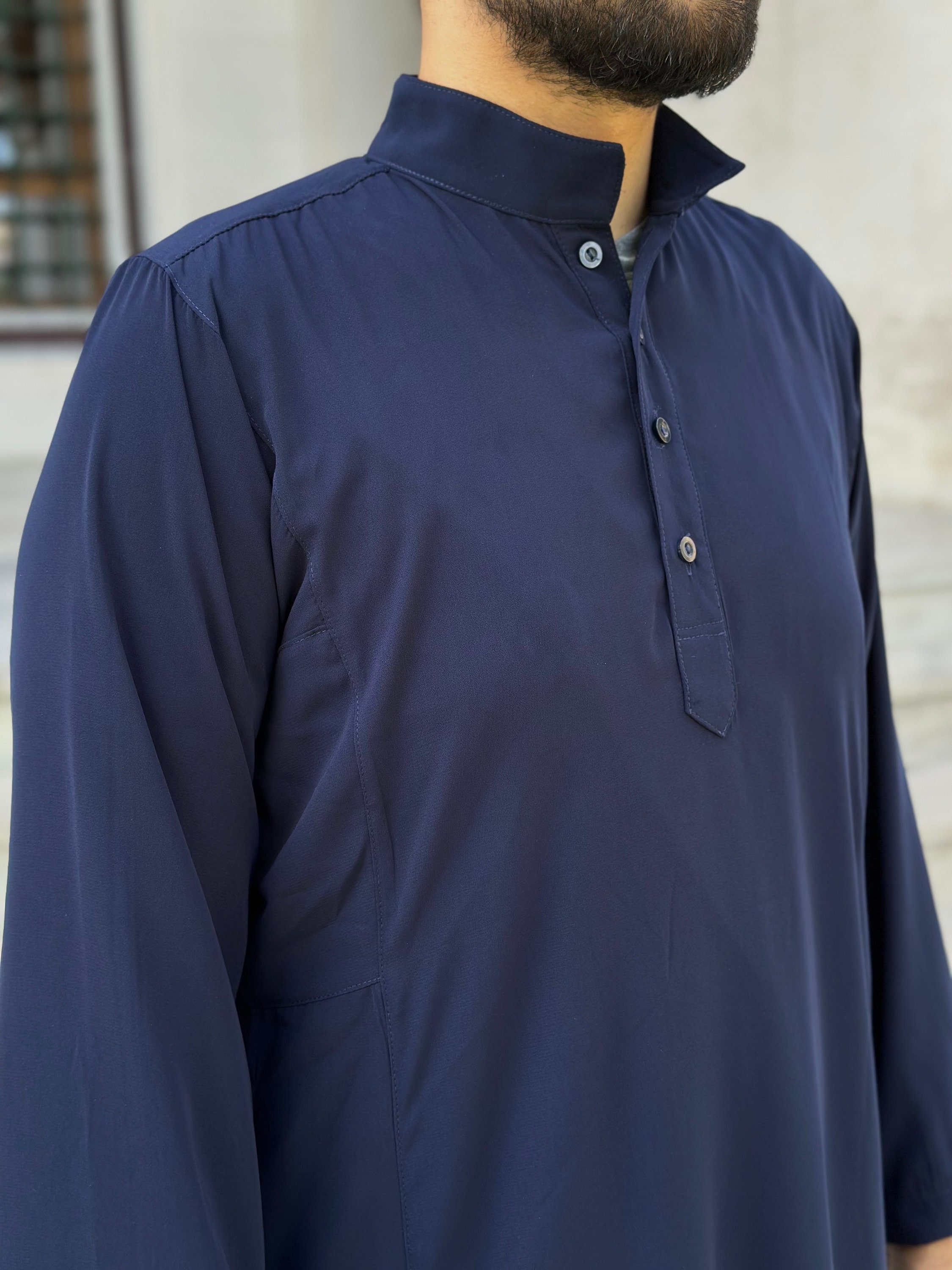 Arab Thobe Qamees Kamees Islamic Male Dress Kurti Yemeni Lightweight ...