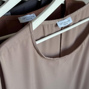 Abaya Set Hijab Khimar | Jilbab Ruffle Sleeve Wide Skirt | Lightweight ...