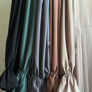 Abaya Set Hijab Khimar | Jilbab Ruffle Sleeve Wide Skirt | Lightweight ...