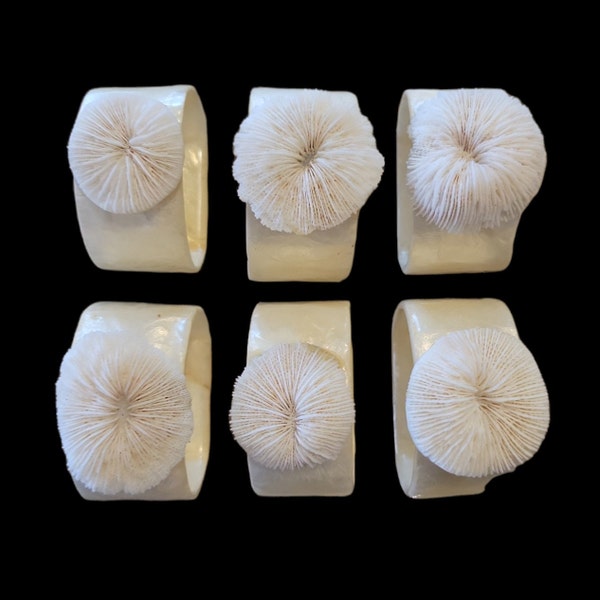 Coral Napkin Ring - Etsy