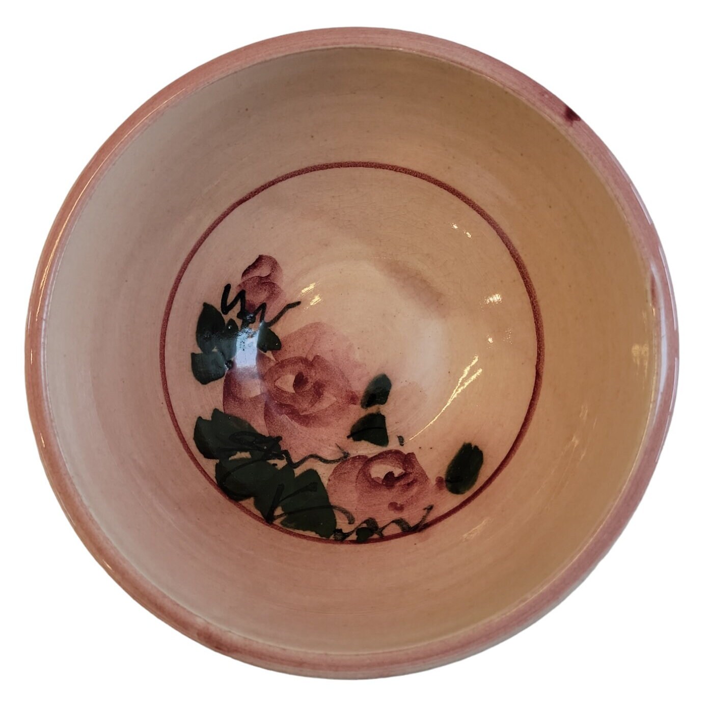 Hand Crafted and Painted Pottery Bowls With Roses - Etsy Canada