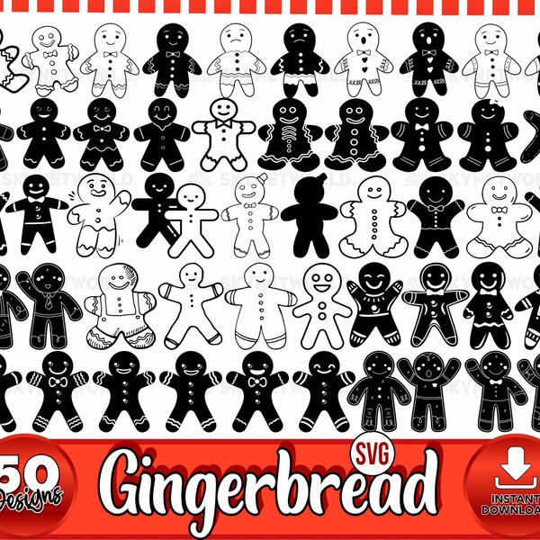 Christmas Ginger Svg - Etsy