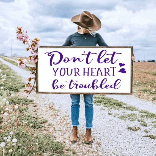 Let Not Your Heart - Etsy