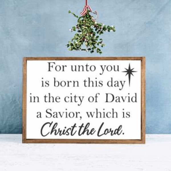 Christian Christmas Signs - Etsy