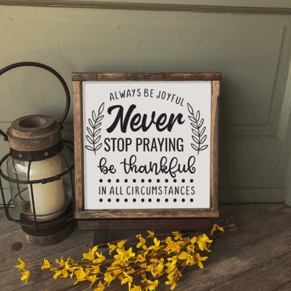 Be Joyful Always - Etsy