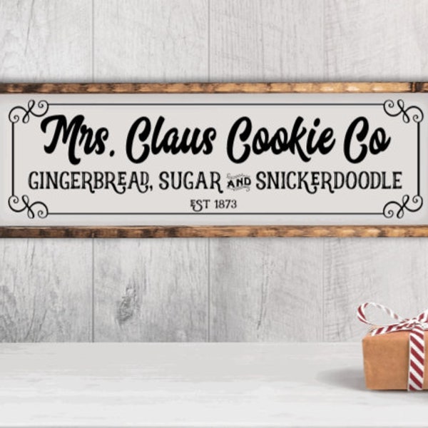 Mrs Claus Bakery Sign - Etsy