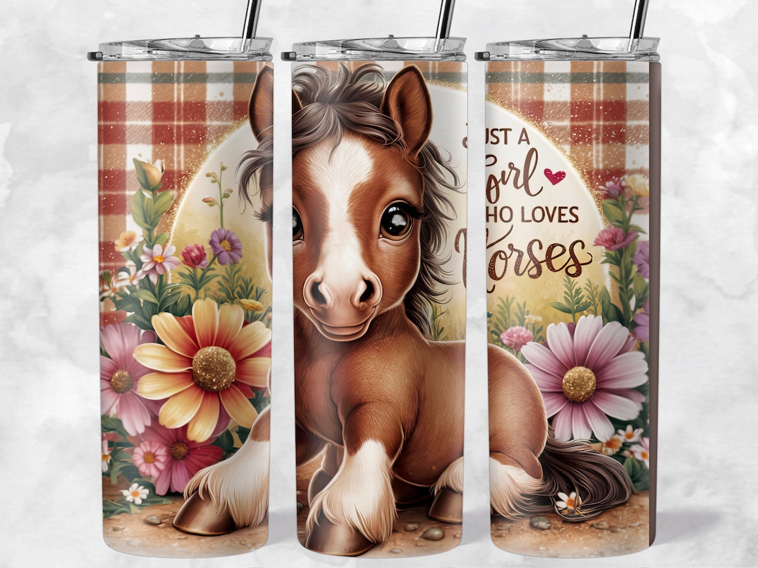 Horse Themed Gift Tumbler Horse Lover Gift Equestrian Gift Western ...