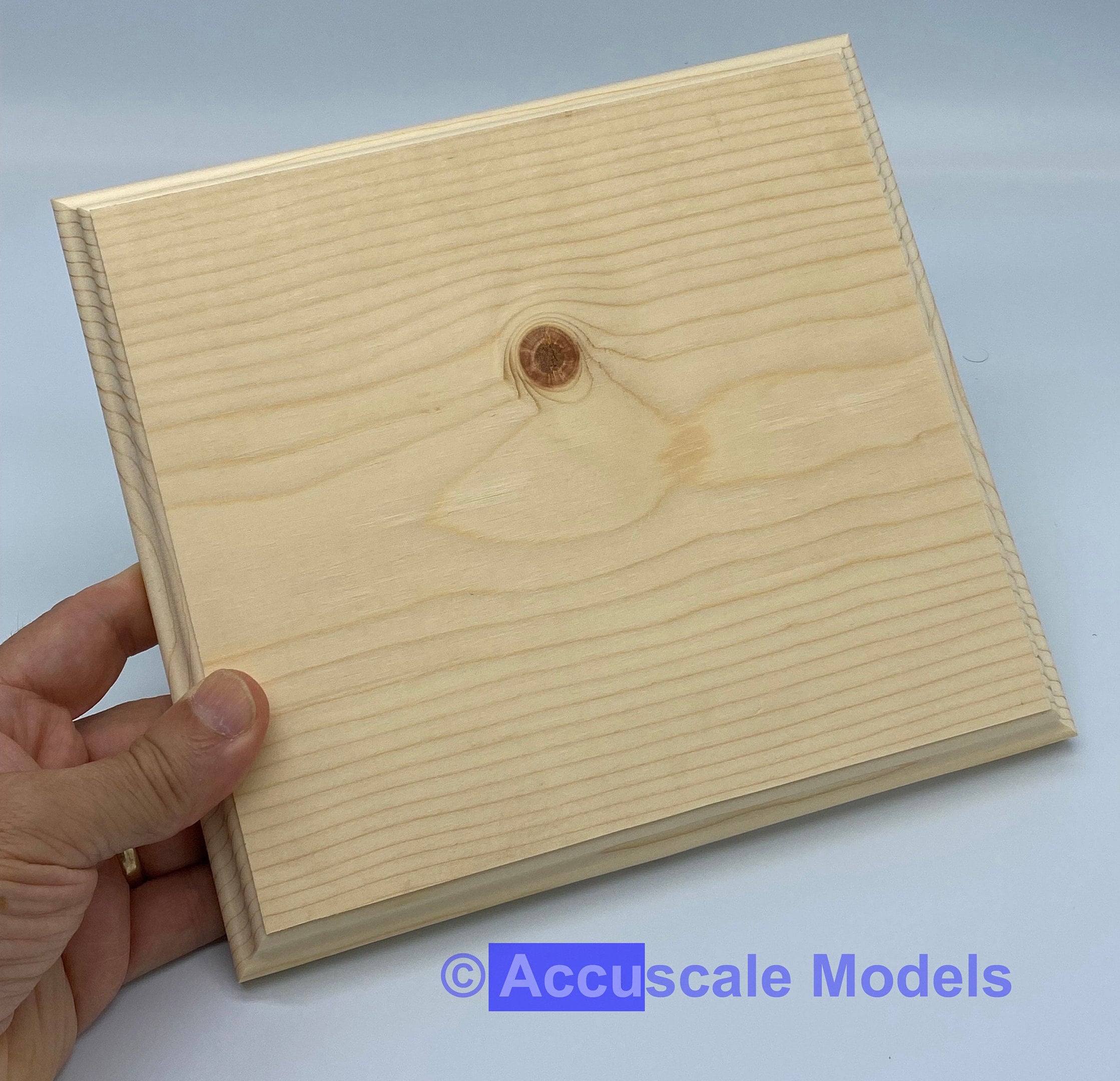 Accuscale Models Wood Display Base for Laser Cut 1/48 WW2 Carrier Deck ...
