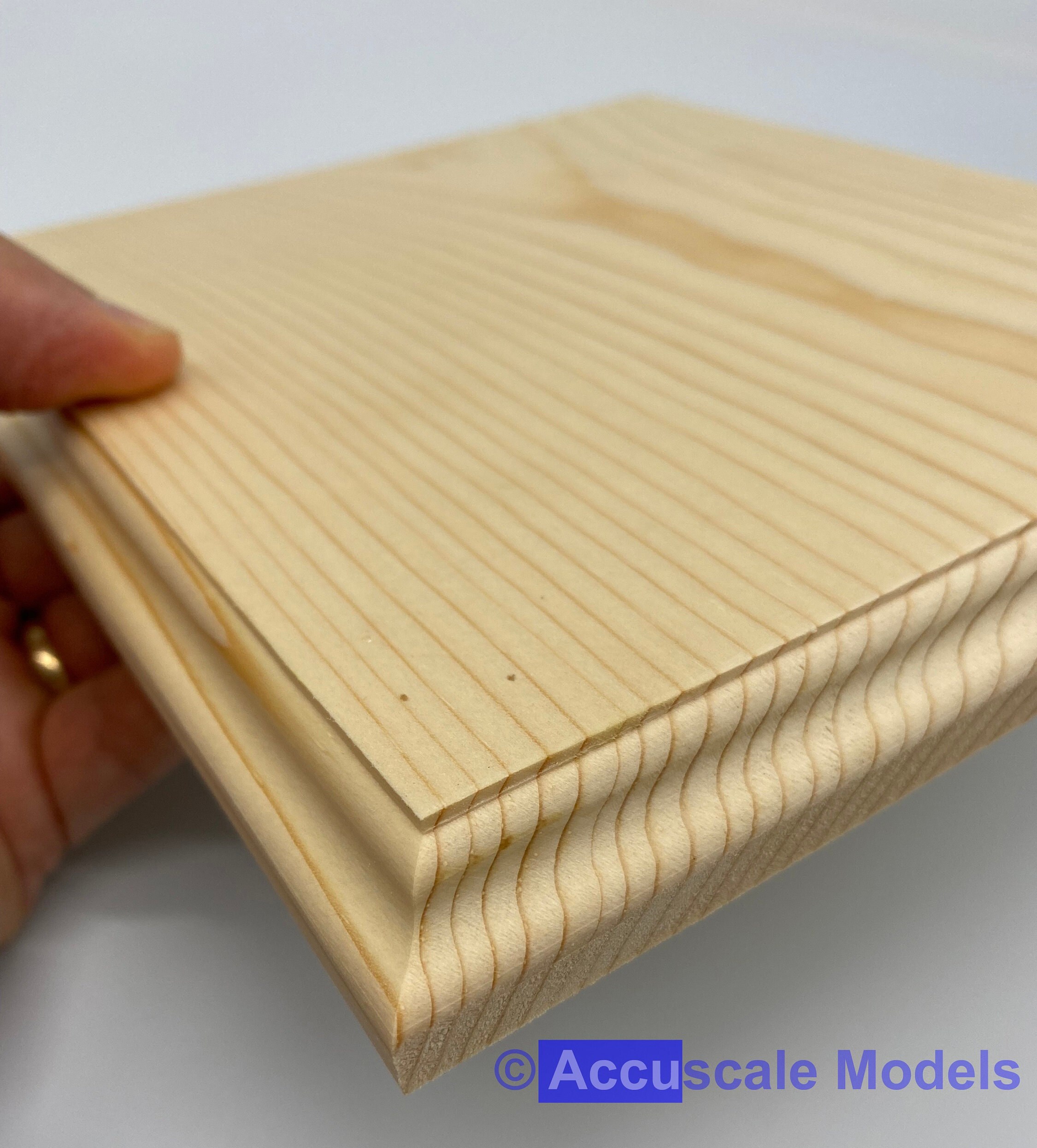 Accuscale Models Wood Display Base for Laser Cut 1/48 WW2 Carrier Deck ...