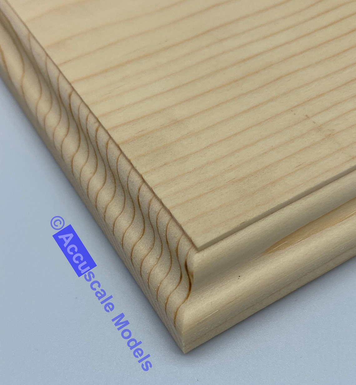 Accuscale Models Wood Display Base for Laser Cut 1/48 WW2 Carrier Deck ...