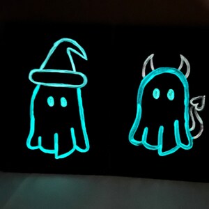 Neon Ghost Painting - Etsy