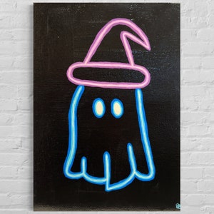 Neon Ghost Painting - Etsy