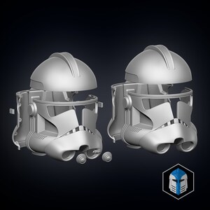 Star Wars 3D Printed Clone Trooper Phase II Helmet - Etsy